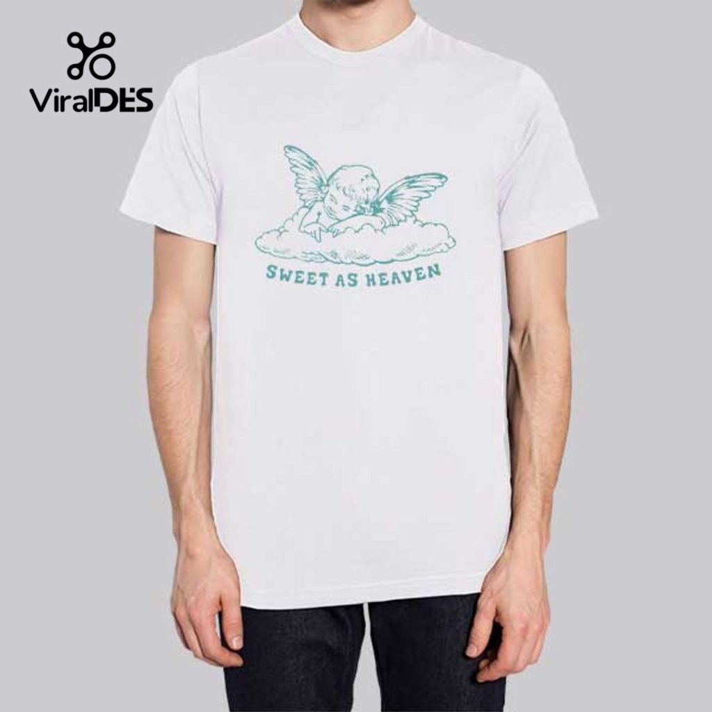 Angel Cupid Sweet as Heaven T-Shirt - Viraldes Store