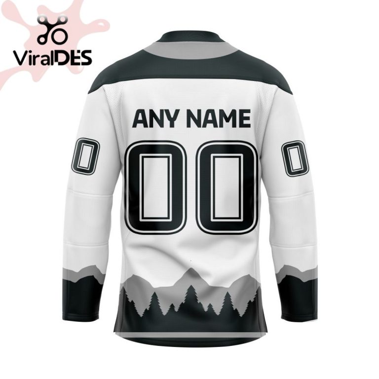 Custom Seattle Thunderbirds Away Hockey Jersey Personalized Letters ...