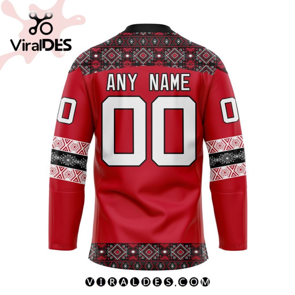 NHL New Jersey Devils Personalized Native Design Hockey Jersey ...