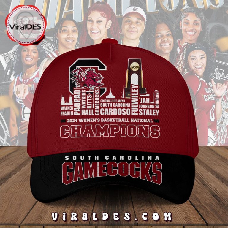 2024 NCAA South Carolina Gamecocks Champions Cap - Viraldes Store