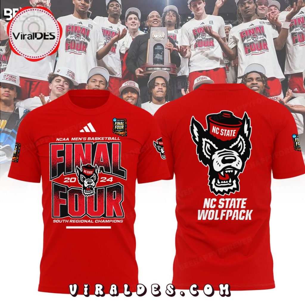NC State Wolfpack NCAA Tournament March Madness Final Four Red Hoodie ...