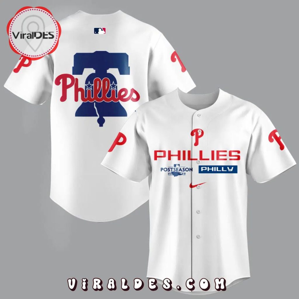 Philadelphia Phillies 2022 Postseason White Jersey - Viraldes Store Philadelphia Phillies 2022 Postseason White Jersey - Viraldes Store