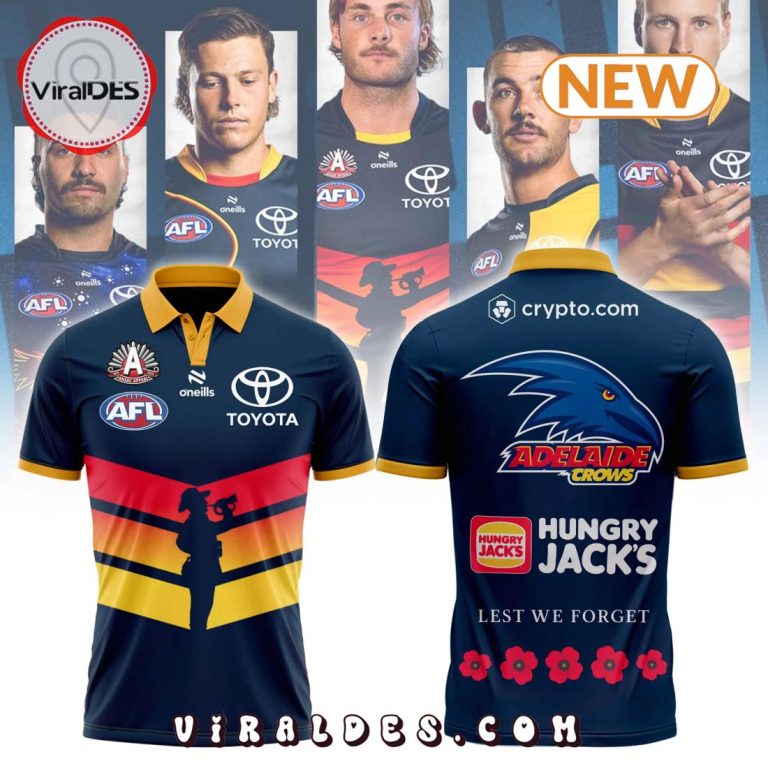 Discover the Premium Adelaide Crows Polo Shirt: A Must-Have for AFL ...