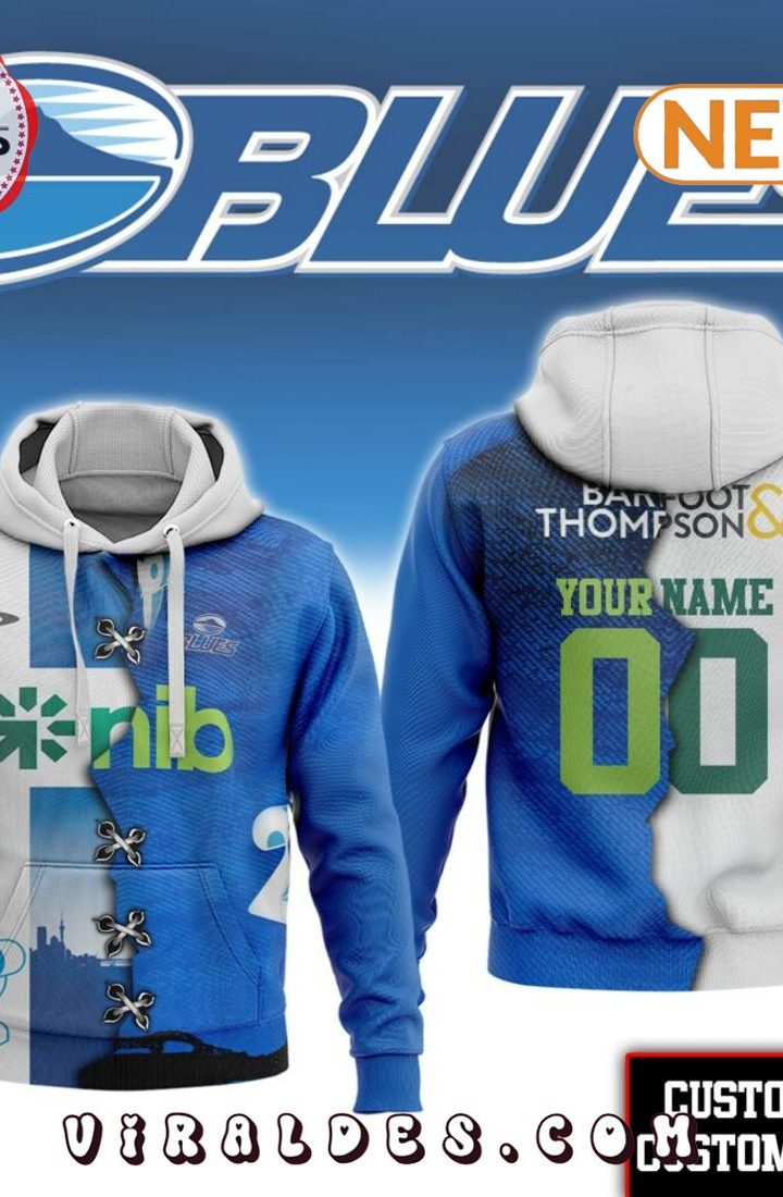 Introducing the Personalized Blues Rugby Mix Jersey Home And Away 2024 ...