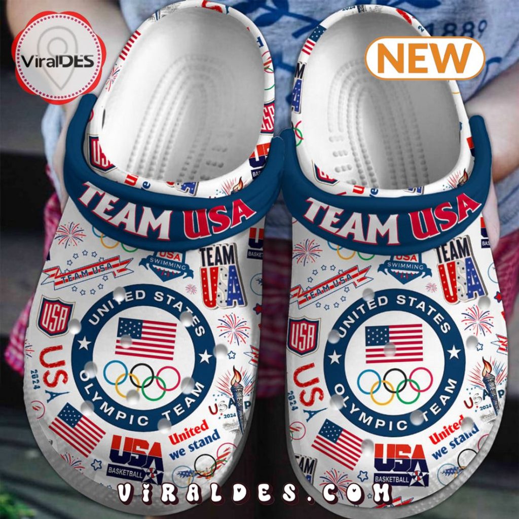 Custom USA Team 2024 Paris Olympics Crocs - Viraldes Store