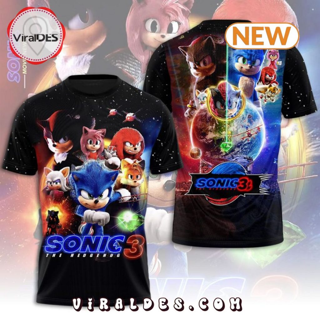 Men's Sonic 3 The Hedgehog Shirt - Viraldes Store