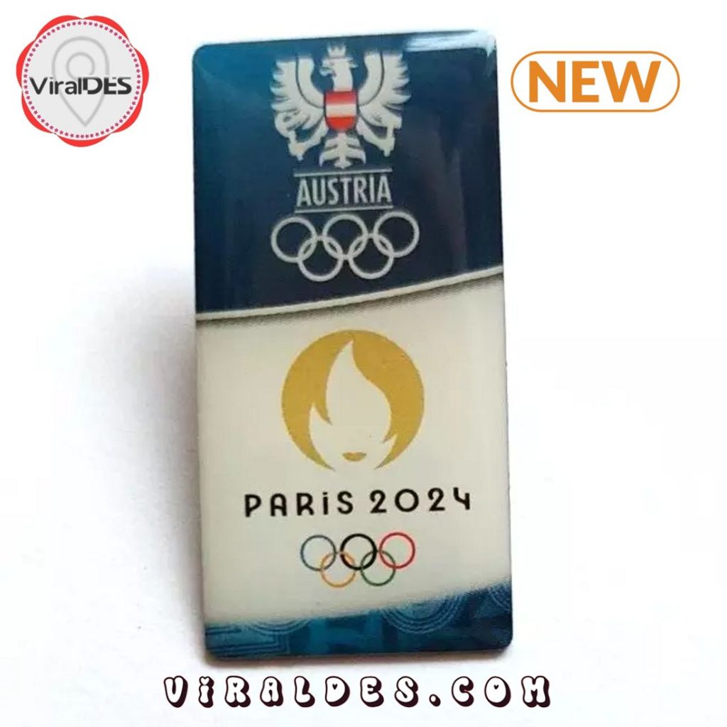 Paris 2024 Austria Olympic Team Enamel Pins - Viraldes Store