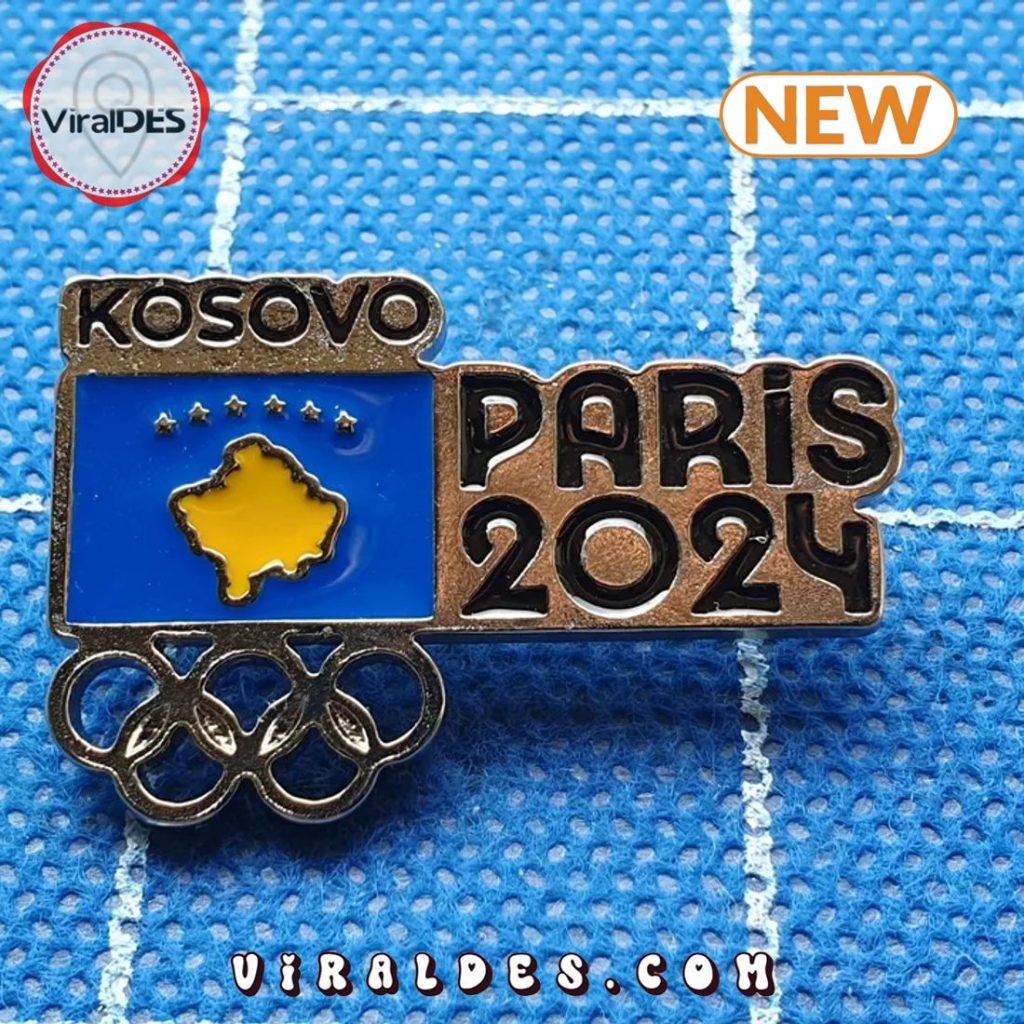Paris 2024 Kosovo Olympic Games Enamel Pins - Viraldes Store