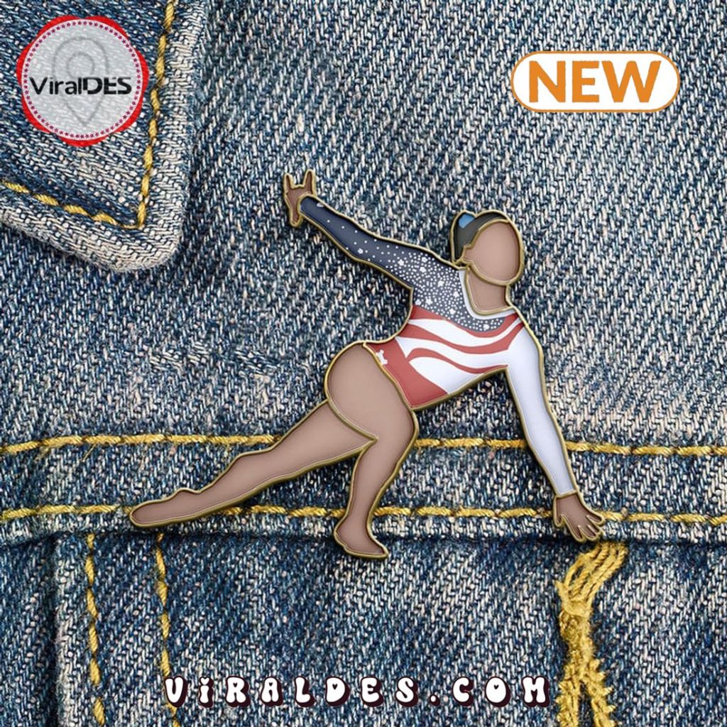 Simone Biles 2024 Gymnastic Enamel Pins - Viraldes Store