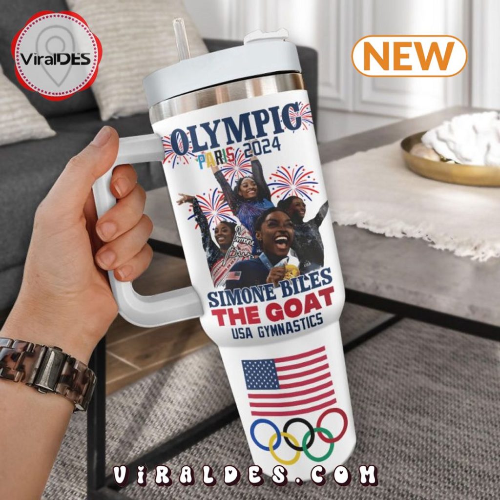 Simone Biles 2024 Paris Olympics Stanley Tumbler - Viraldes Store