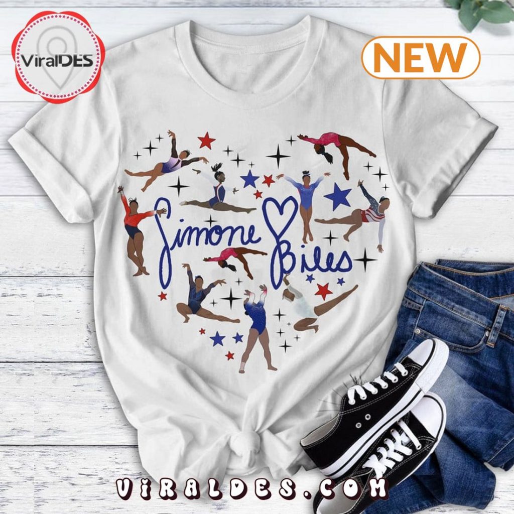 Simone Biles Special 2024 Gymnastic T-Shirt - Viraldes Store