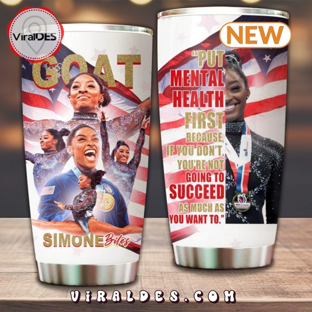 The Goat 2024 Olympics Simone Biles Tumbler Cup - Viraldes Store