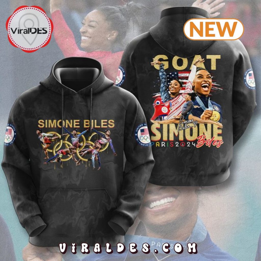 The Goat Olympics Simone Biles 2024 Hoodie - Viraldes Store