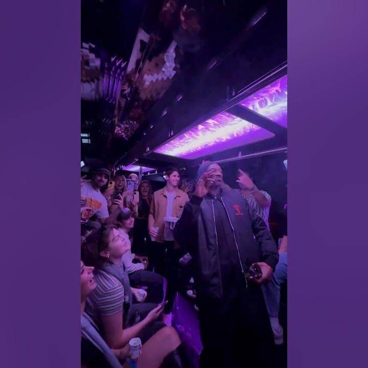 Snoop Dogg's wild party bus: The night he surprised fans