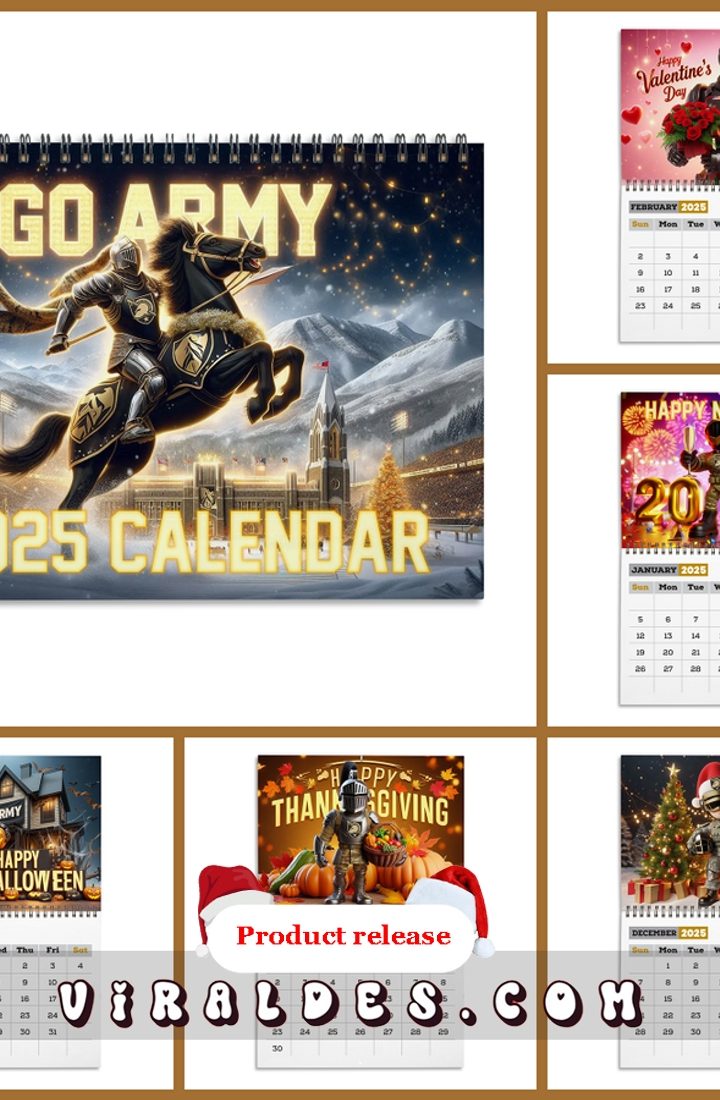 Army Black Knights Football 2025 Calendar, Christmas Gifts