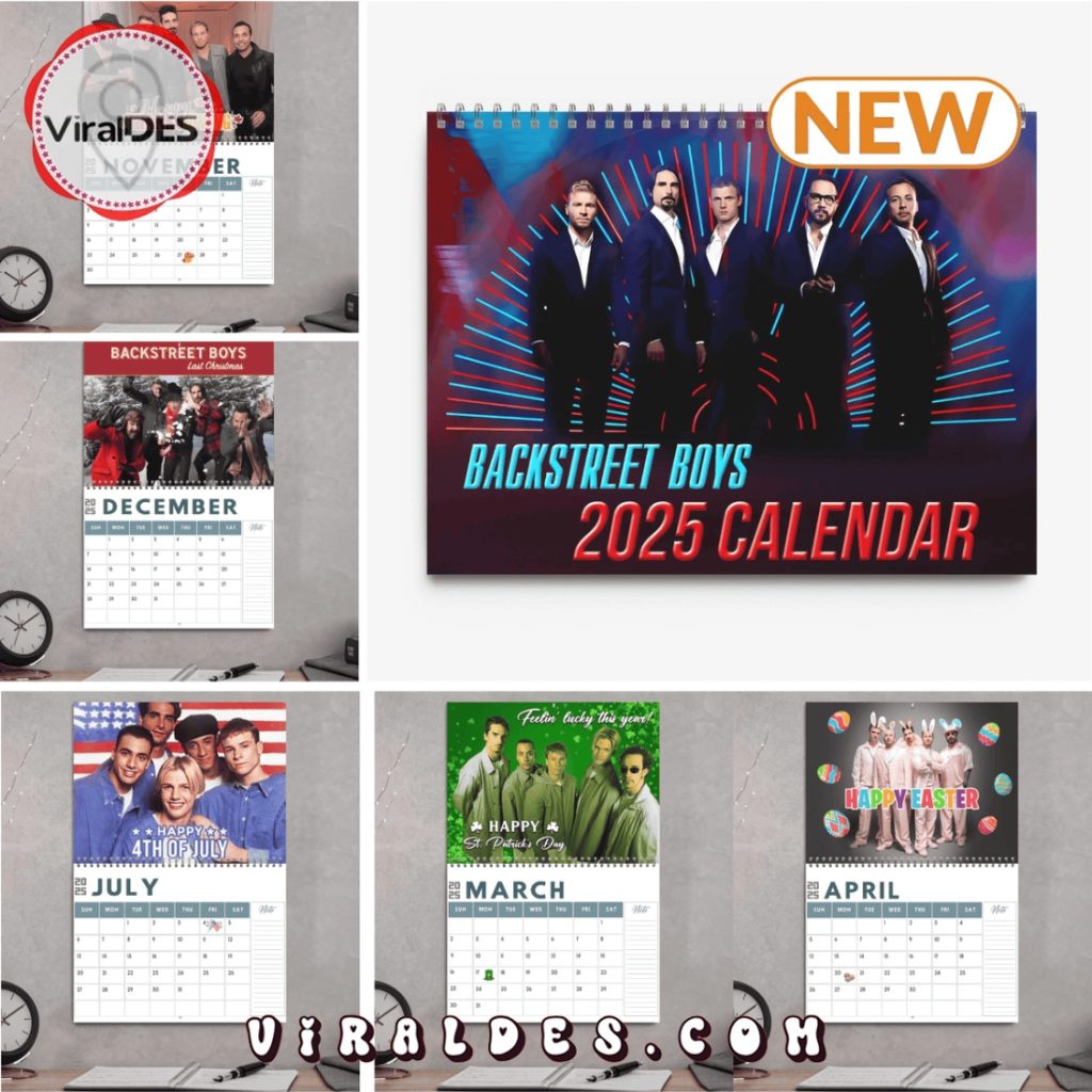 Backstreet Boys 2025 New Year Calendar - Viraldes Store
