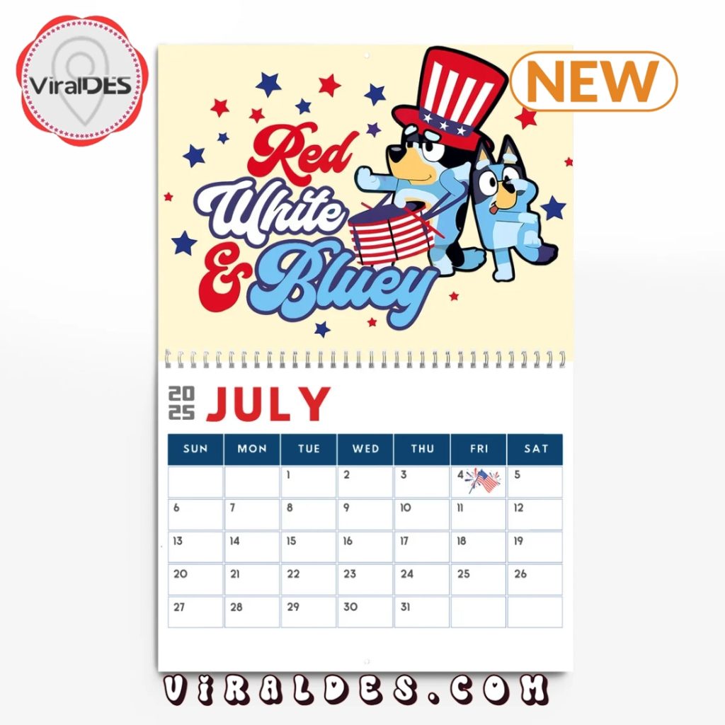 Bluey Series 2025 New Year Calendar - Viraldes Store
