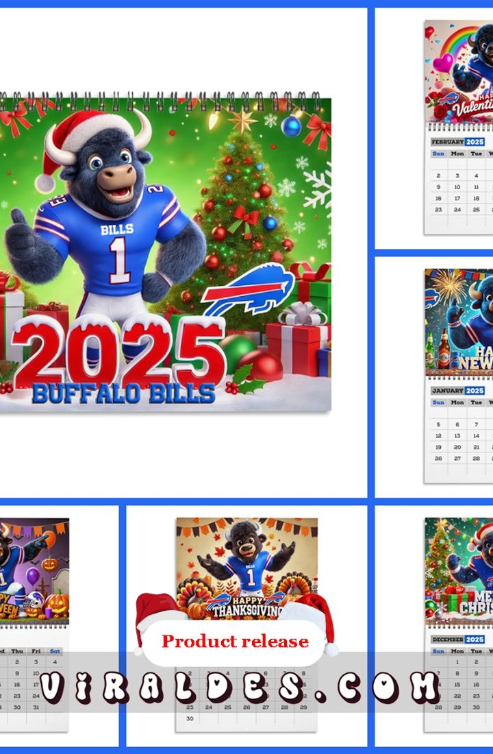 Buffalo Bills Football 2025 Calendar, New Year Gift