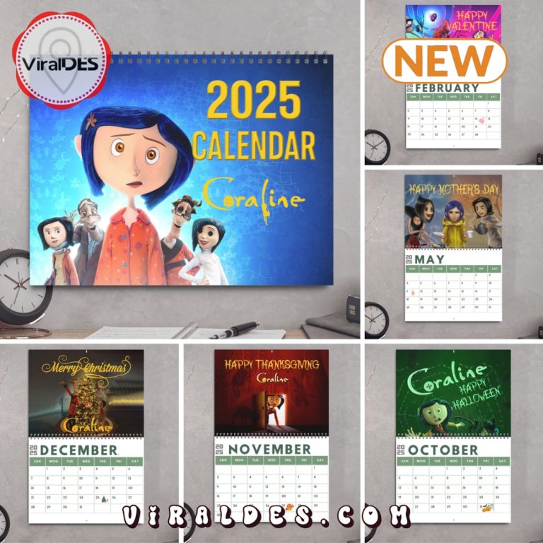 Coraline Horror 2025 New Year Calendar - Viraldes Store