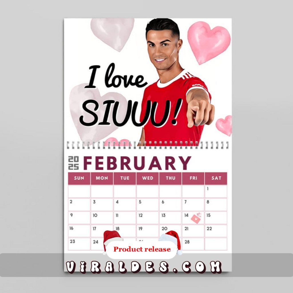 Cristiano Ronaldo Signatures 2025 New Year Calendar - Viraldes Store
