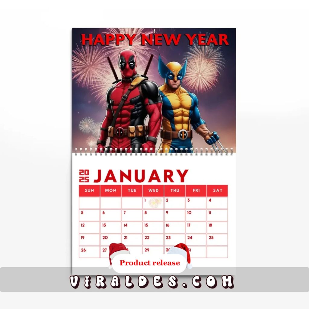 Deadpool & Wolverine 2025 New Year Calendar - Viraldes Store
