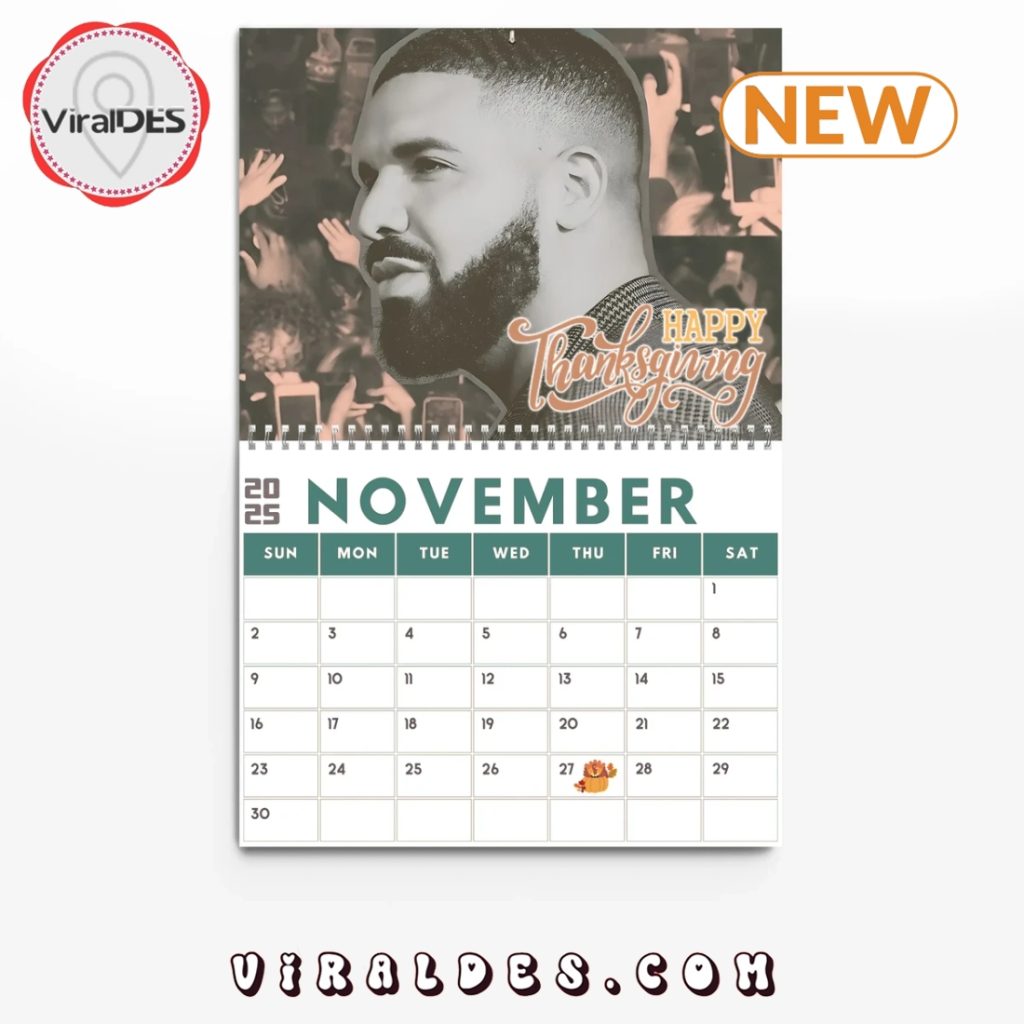 Drake Rapper 2025 New Year Calendar - Viraldes Store