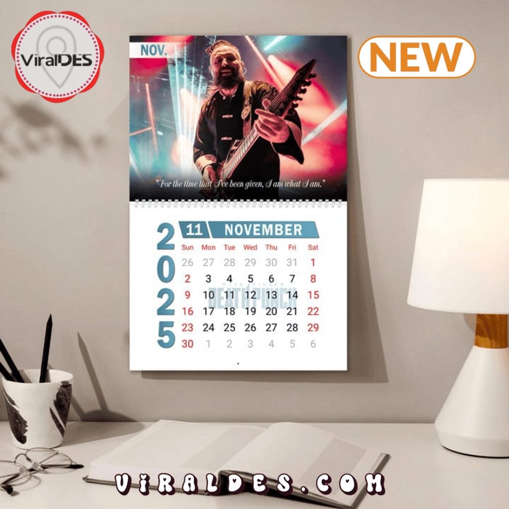 Five Finger Death Punch Band 2025 New Year Calendar - Viraldes Store