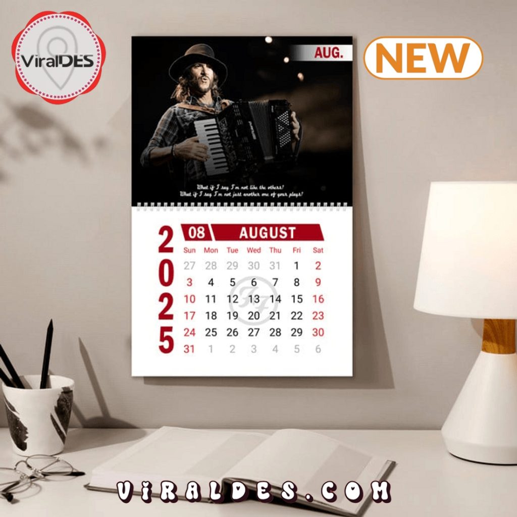 Foo Fighters Rock Band 2025 New Year Calendar - Viraldes Store