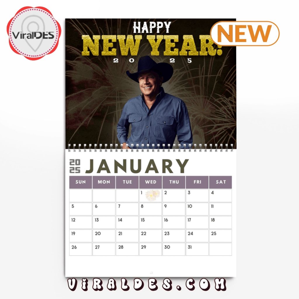 George Strait 2025 New Year Calendar - Viraldes Store