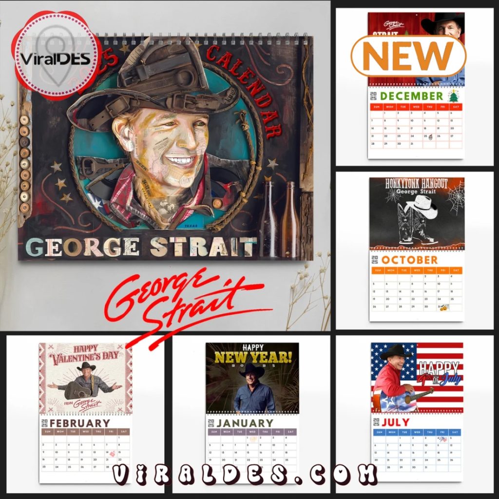 George Strait Signatures 2025 New Year Calendar - Viraldes Store