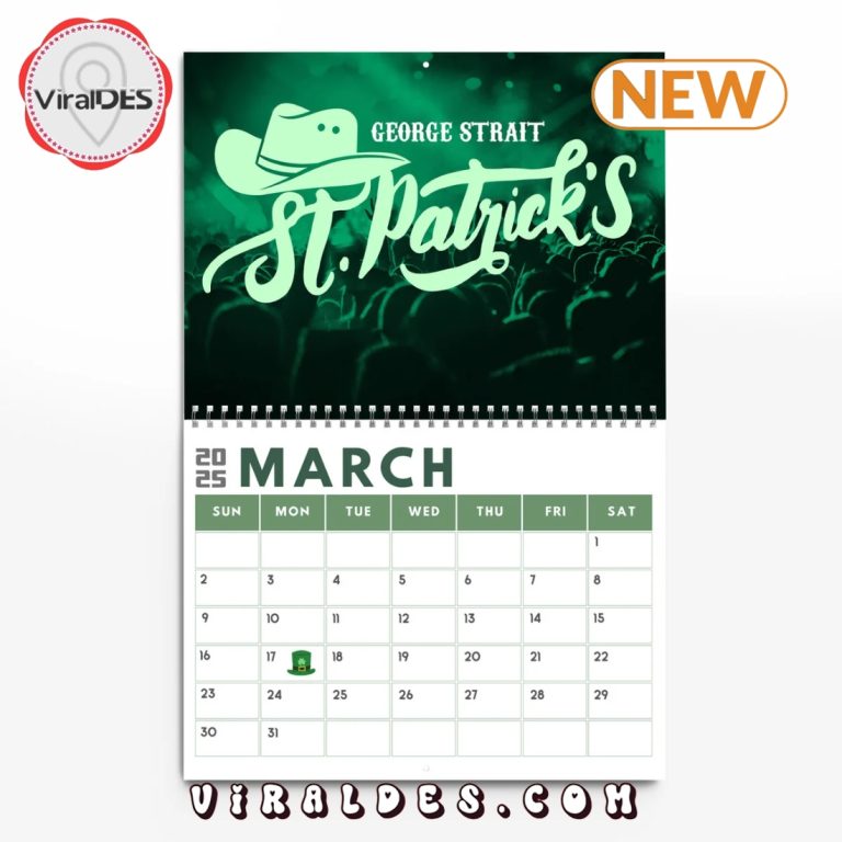 George Strait Signatures 2025 New Year Calendar - Viraldes Store