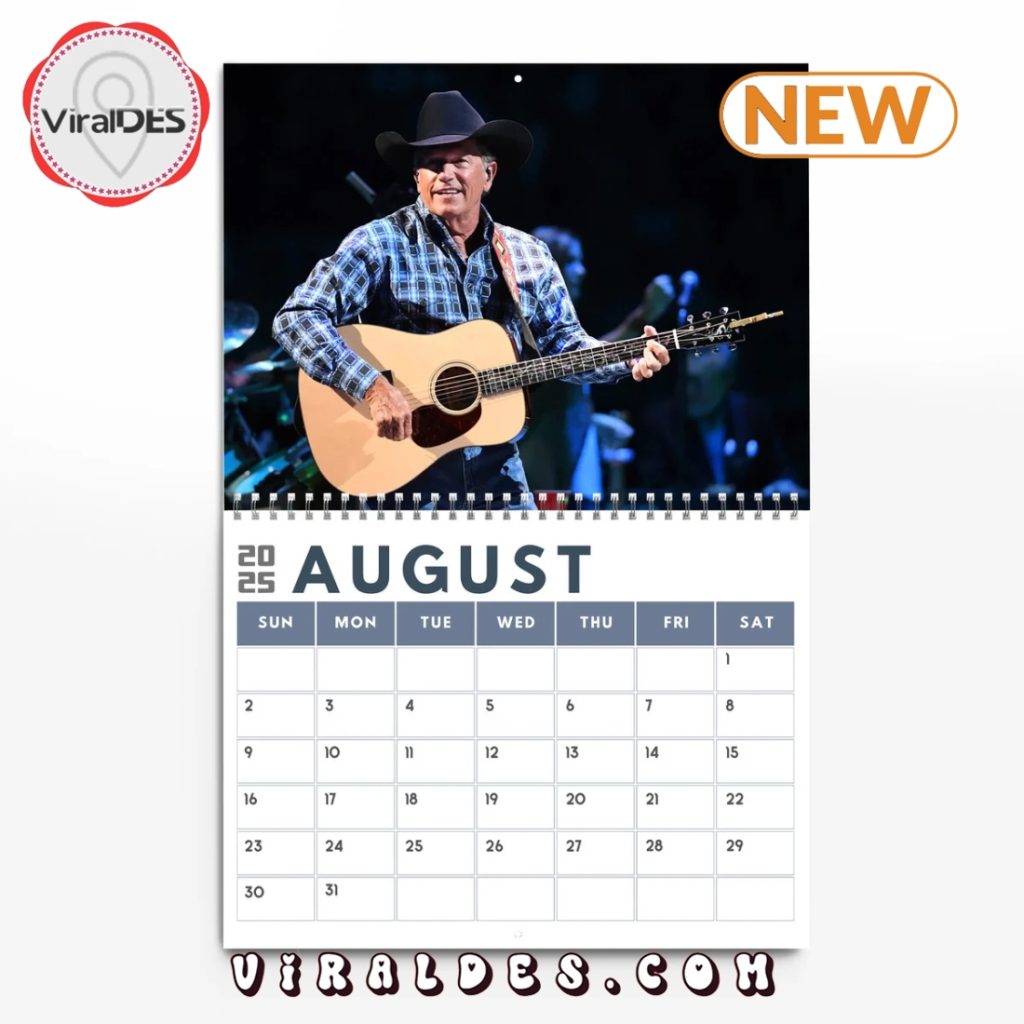 George Strait Signatures 2025 New Year Calendar - Viraldes Store