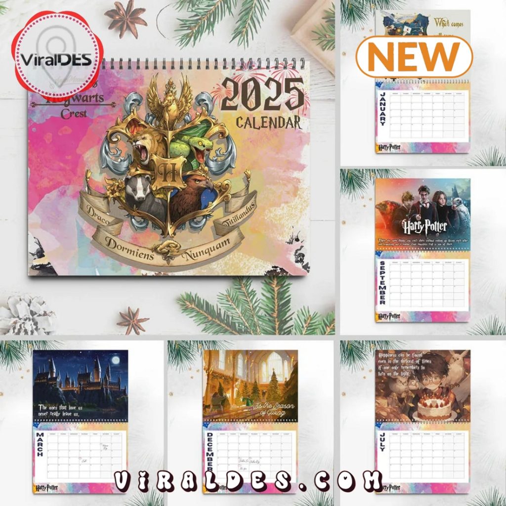Hogwarts - Harry Potter 2025 New Year Calendar - Viraldes Store