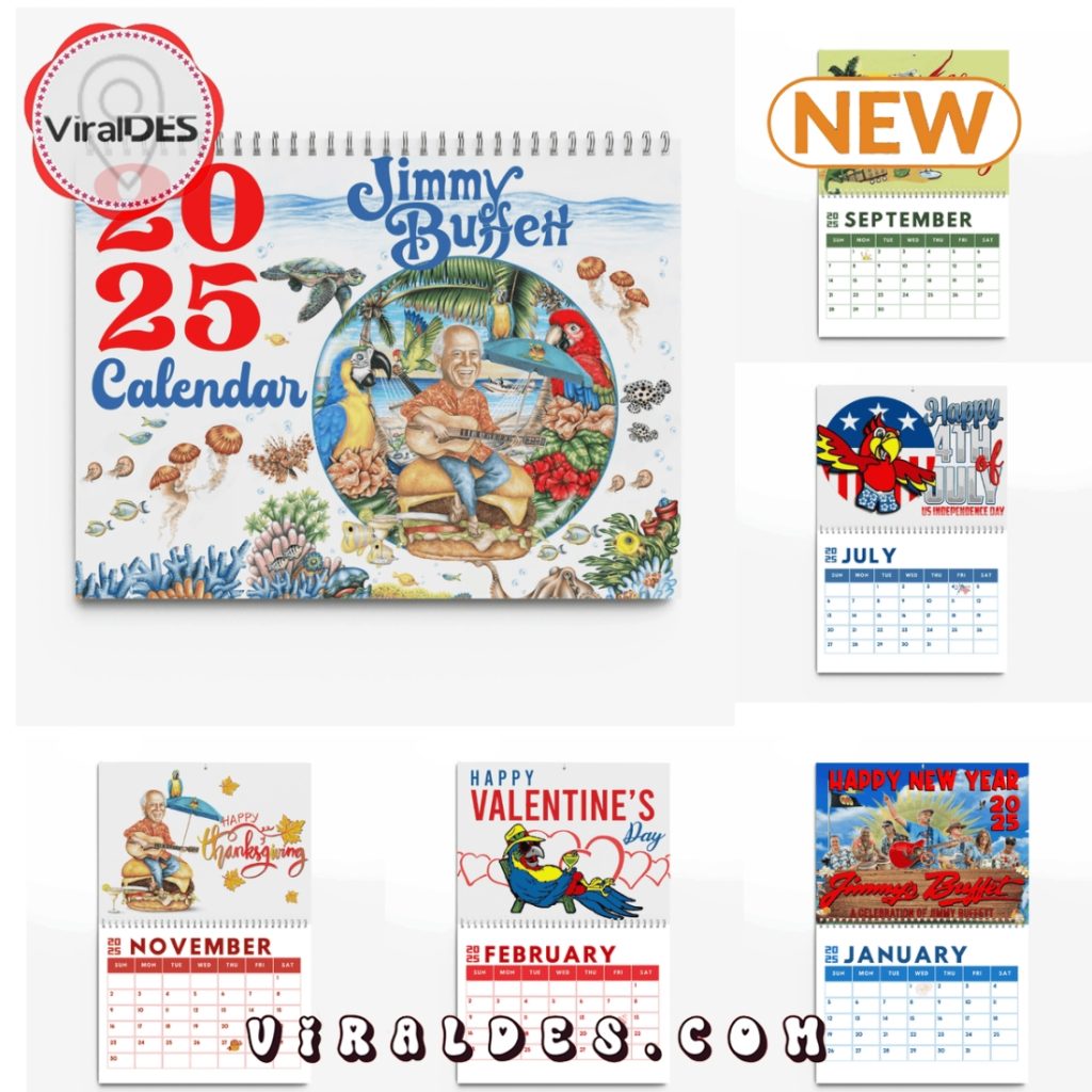 Jimmy Buffett 2025 New Year Calendar - Viraldes Store