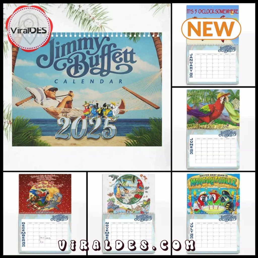 Jimmy Buffett 2025 Seasons Calendar - Viraldes Store