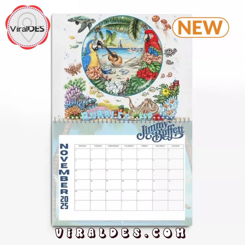 Jimmy Buffett 2025 Seasons Calendar - Viraldes Store