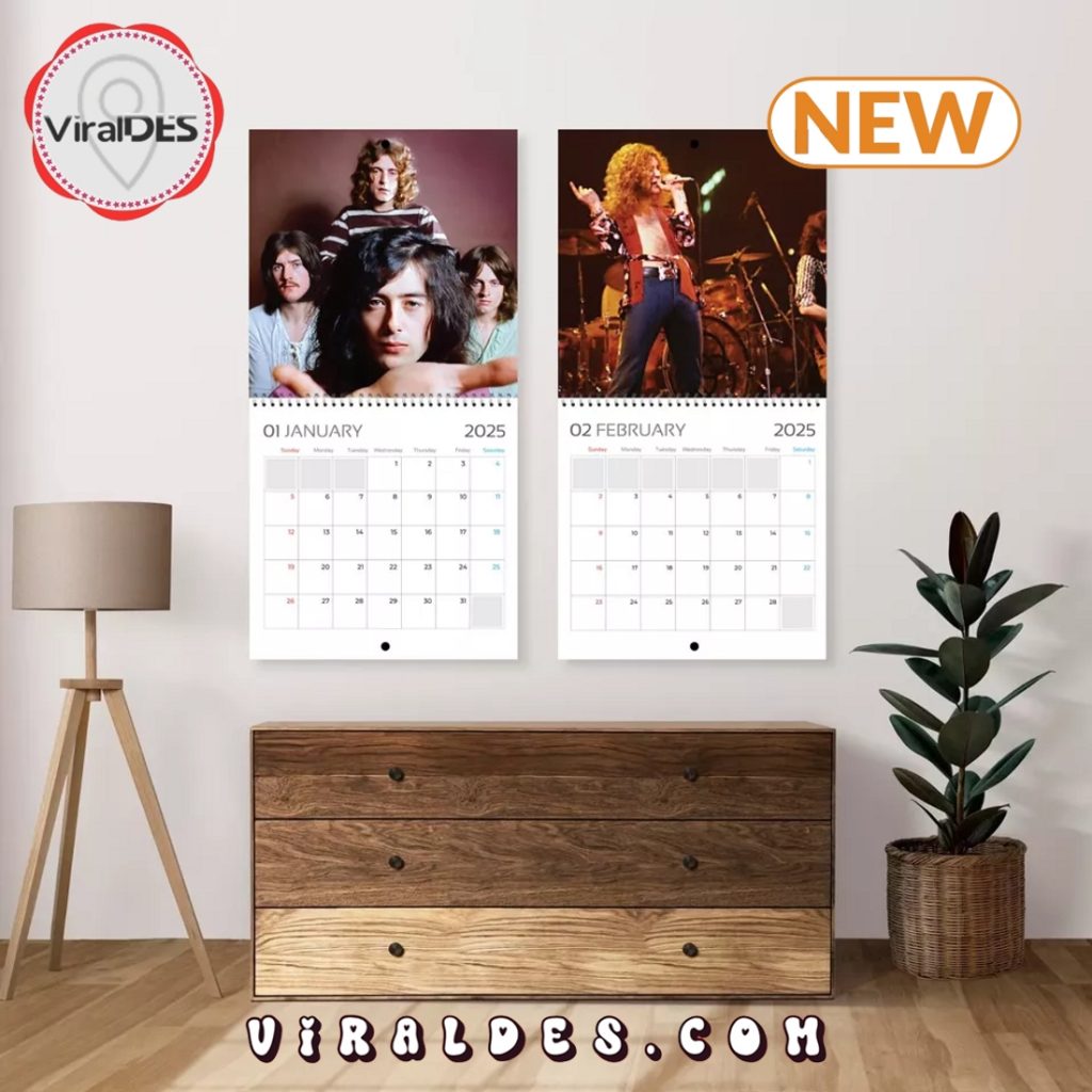 Led Zeppelin 2025 Seasons Calendar - Viraldes Store