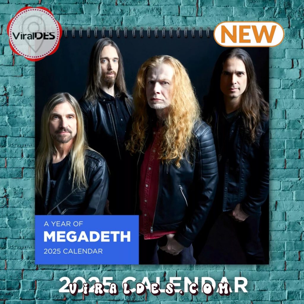 Megadeth 2025 Seasons Calendar - Viraldes Store