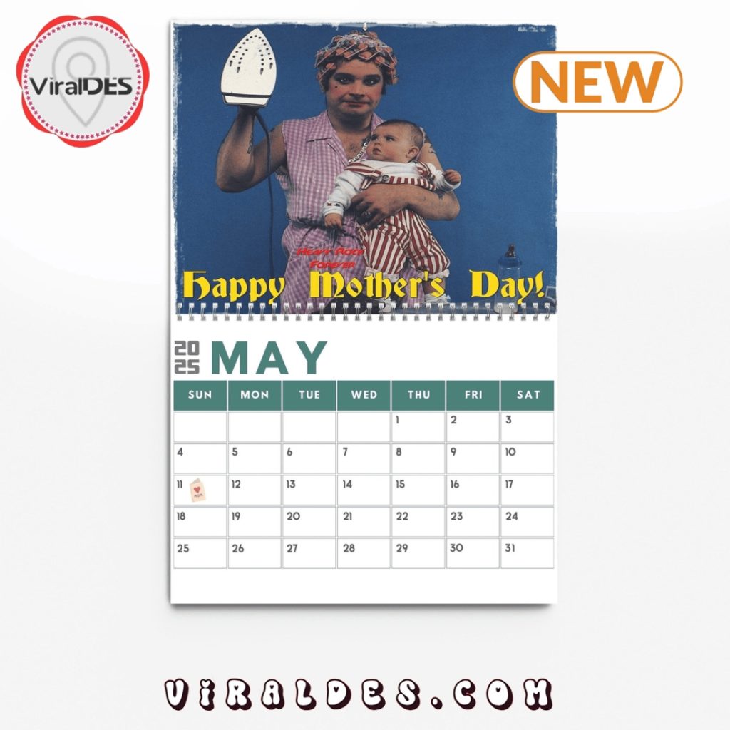 Ozzy Osbourne 2025 New Year Calendar - Viraldes Store