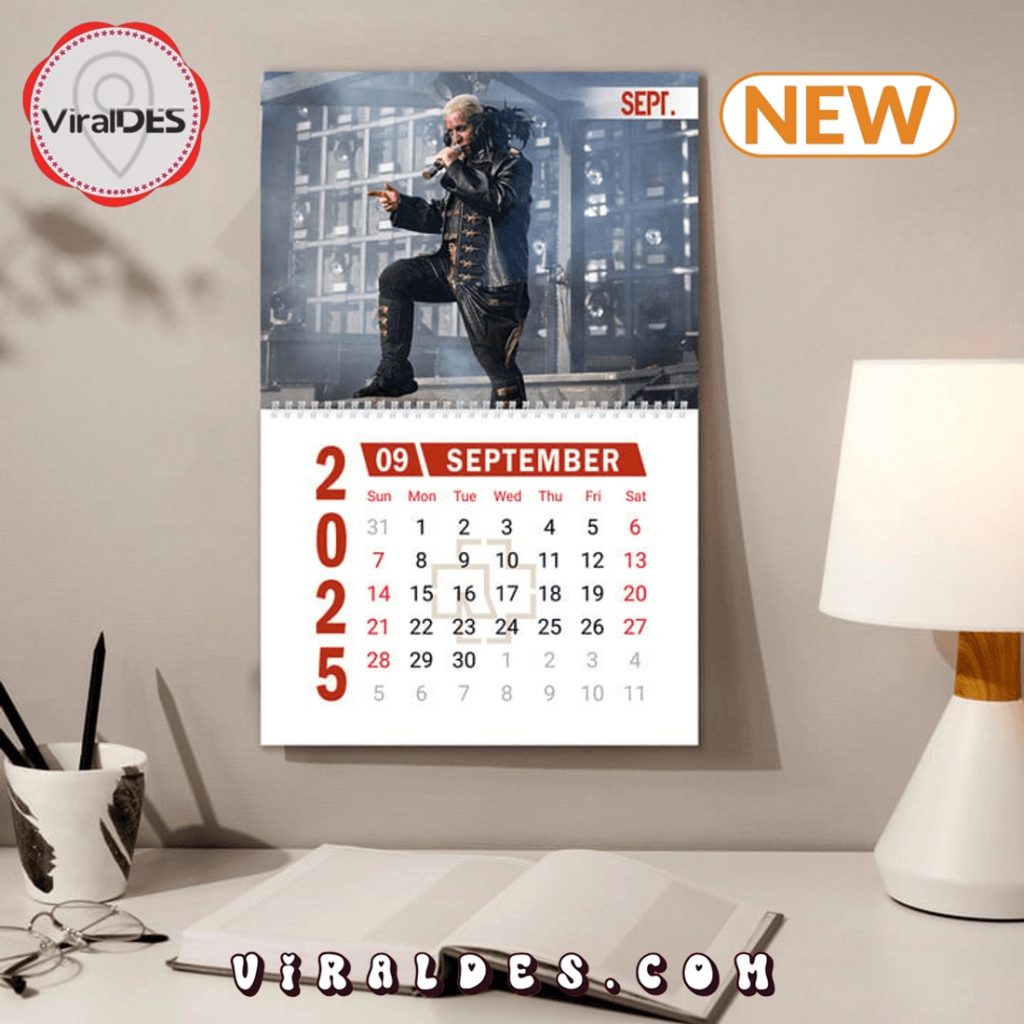 Rammstein Band 2025 New Year Calendar - Viraldes Store