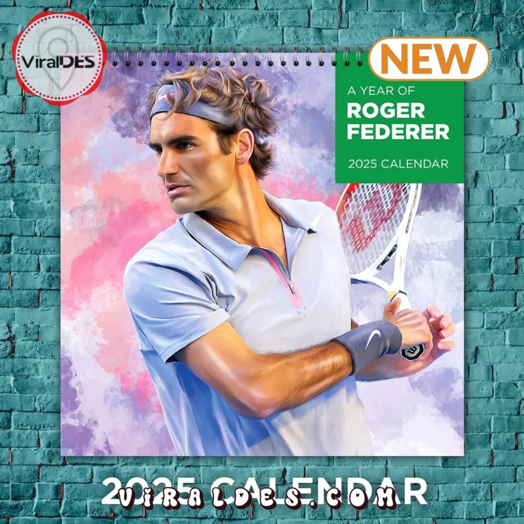 Roger Federer 2025 Seasons Calendar - Viraldes Store
