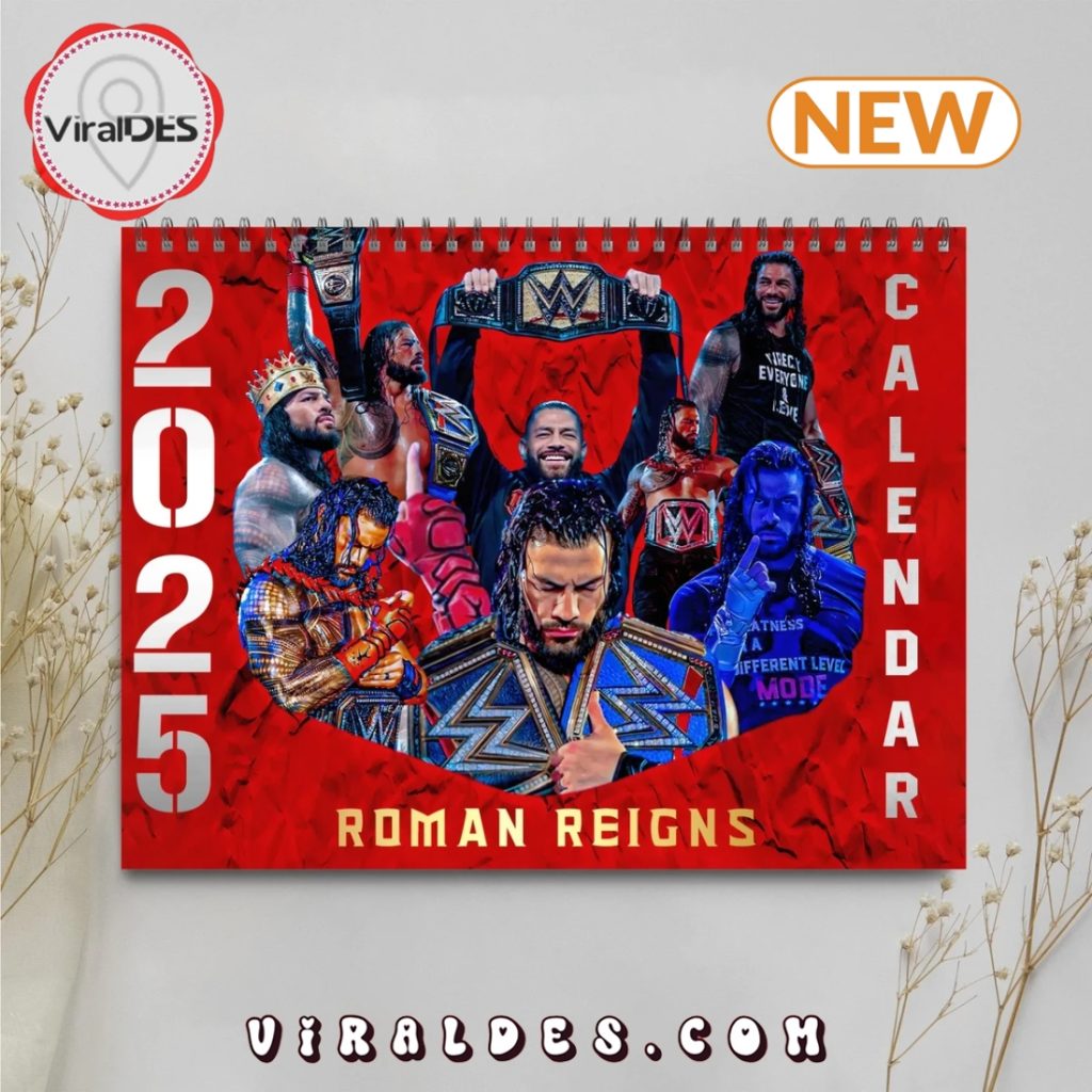 Roman Reigns 2025 Happy New Year Calendar - Viraldes Store