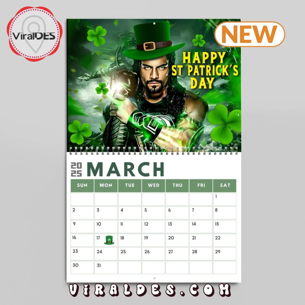 Roman Reigns 2025 Happy New Year Calendar - Viraldes Store