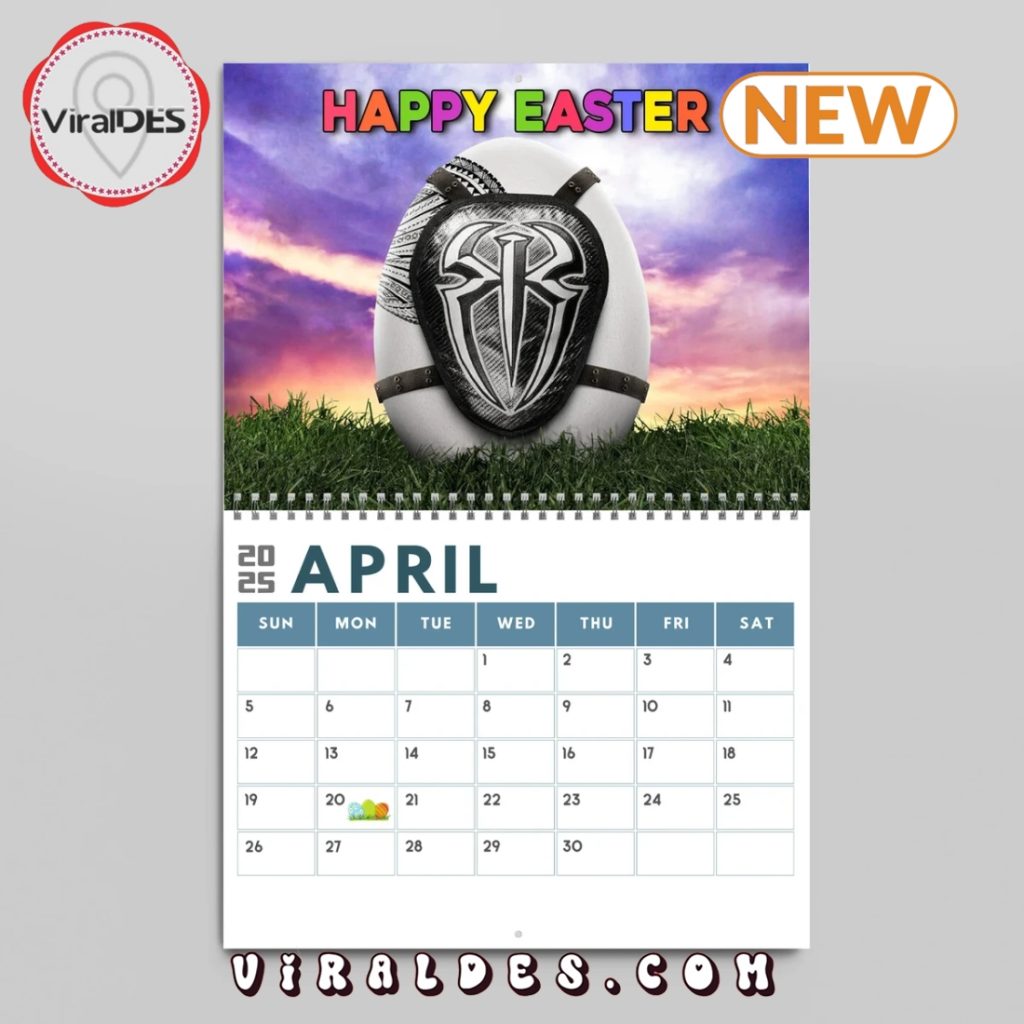 Roman Reigns 2025 Happy New Year Calendar - Viraldes Store