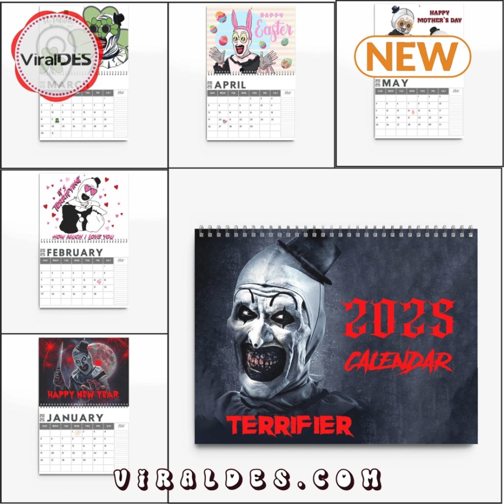 Terrifier Happy New Year 2025 Calendar - Viraldes Store
