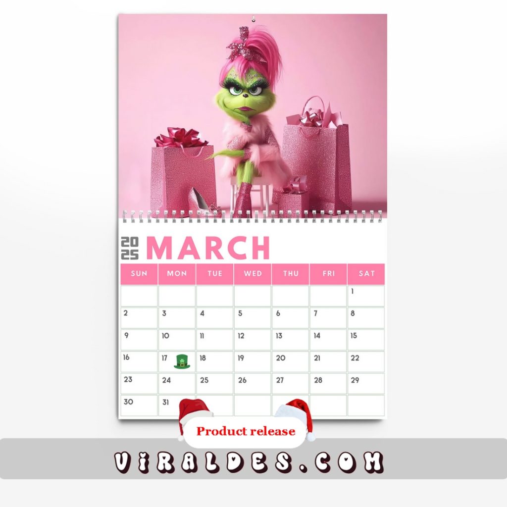 The Grinch 2025 Calendar, Christmas Gifts - Viraldes Store