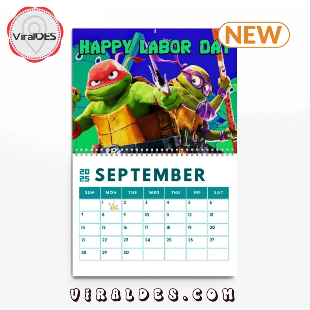 TMNT - Teenage Mutant Ninja Turtles 2025 New Year Calendar - Viraldes Store