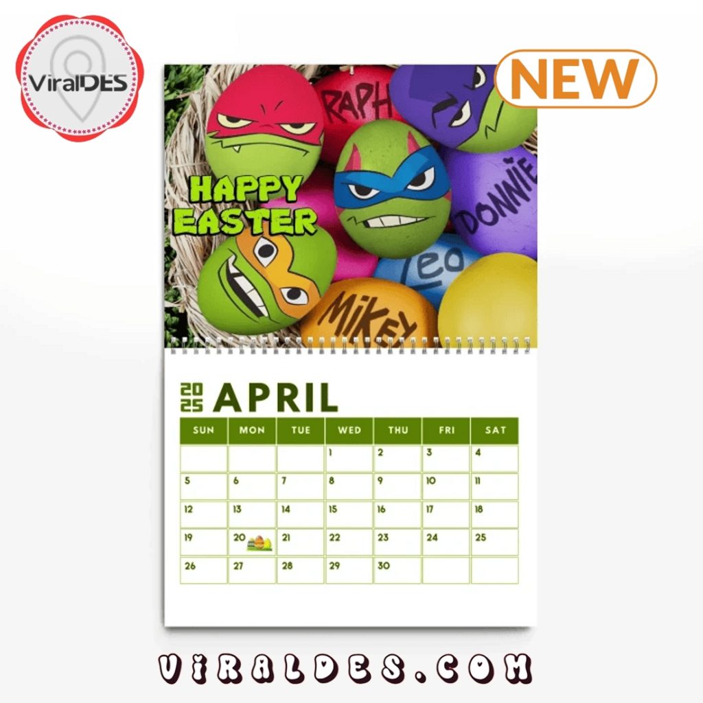 TMNT - Teenage Mutant Ninja Turtles 2025 New Year Calendar - Viraldes Store