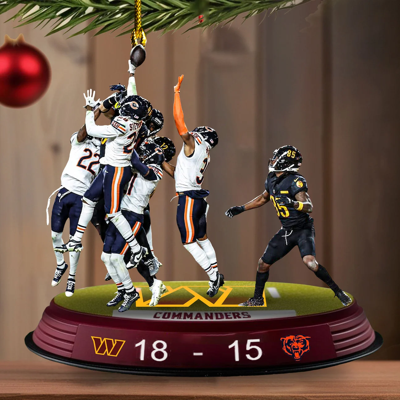 Washington Commanders Hail Mary Ornaments - Viraldes Store