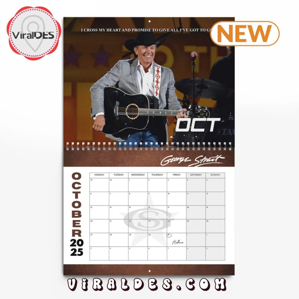 George Strait 2025 Happy New Year Calendar - Viraldes Store